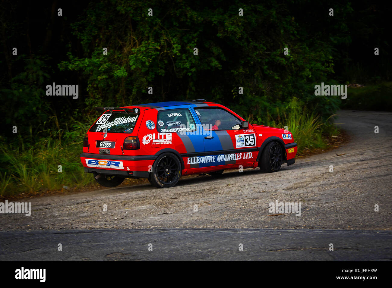 Sol Rally Barbados 2017 Day one Stock Photo - Alamy