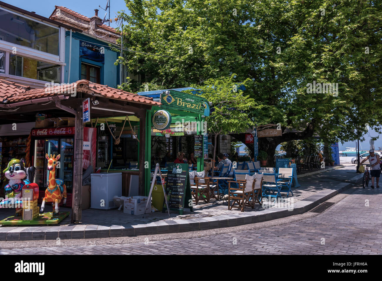 Limenas, Thassos Greece Stock Photo - Alamy