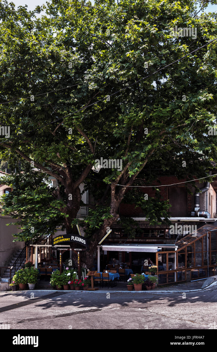 Potamia Village, Thassos Greece Stock Photo - Alamy