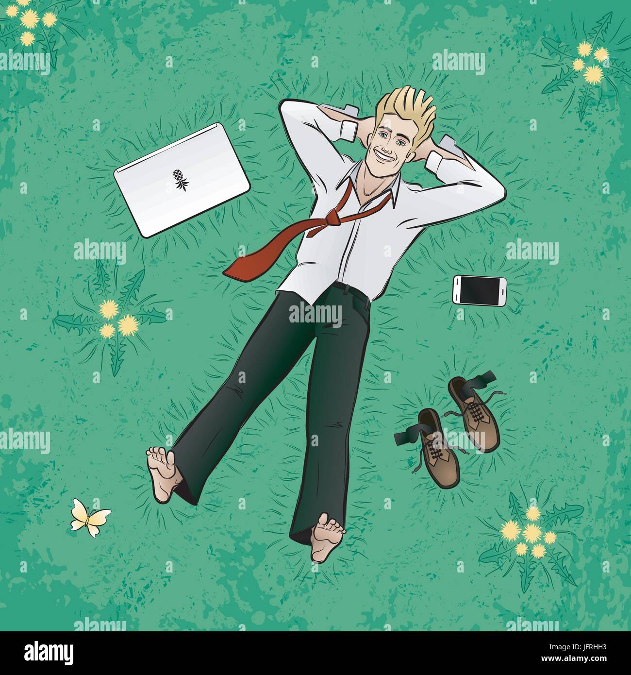 Relaxing free Stock Vector Images - Alamy