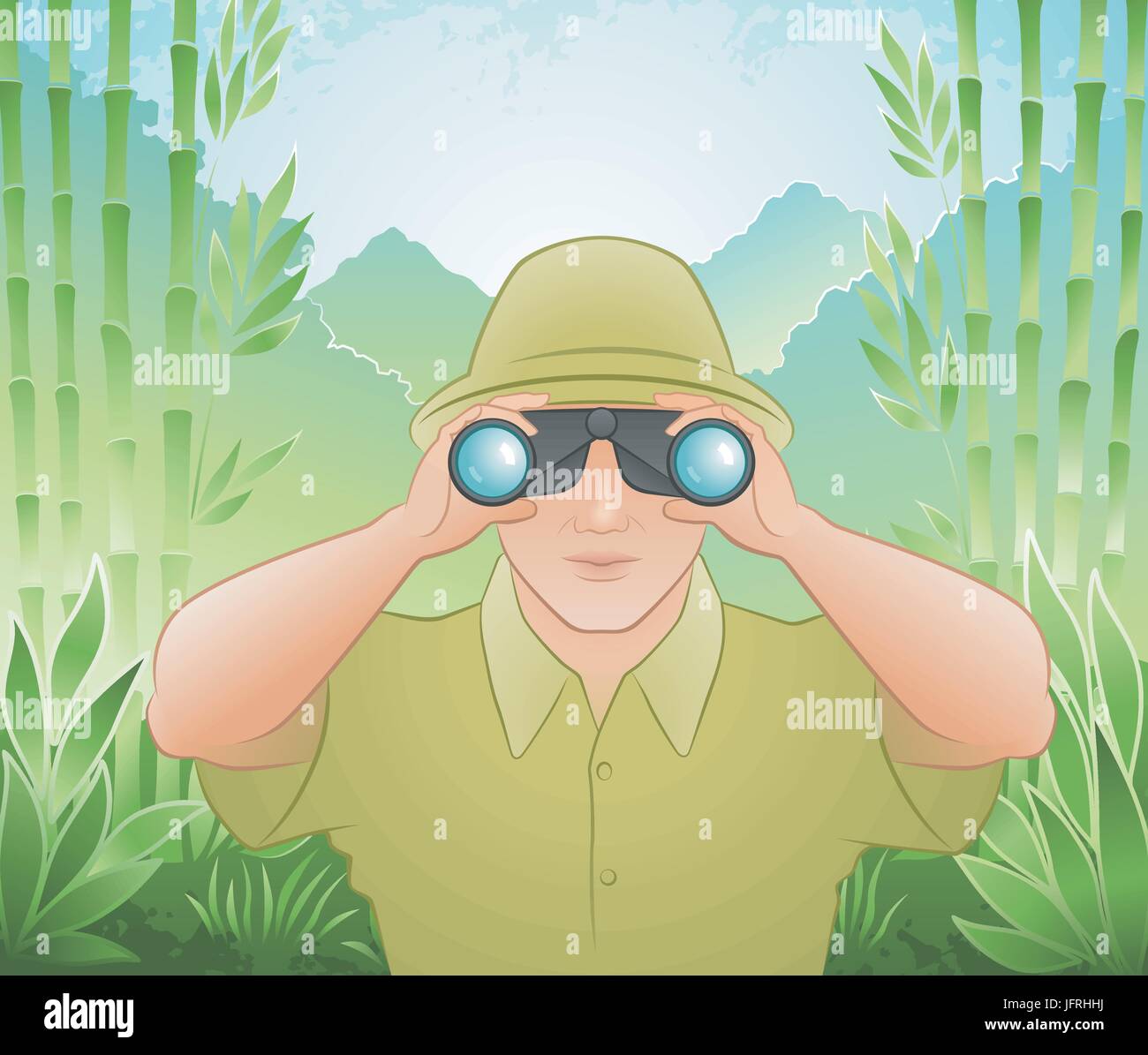Tourist young man holding Stock Vector Images - Alamy