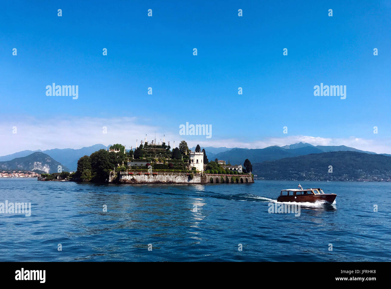 Isola Bella Italy gardens landscape architecture landmark Stock Photo ...