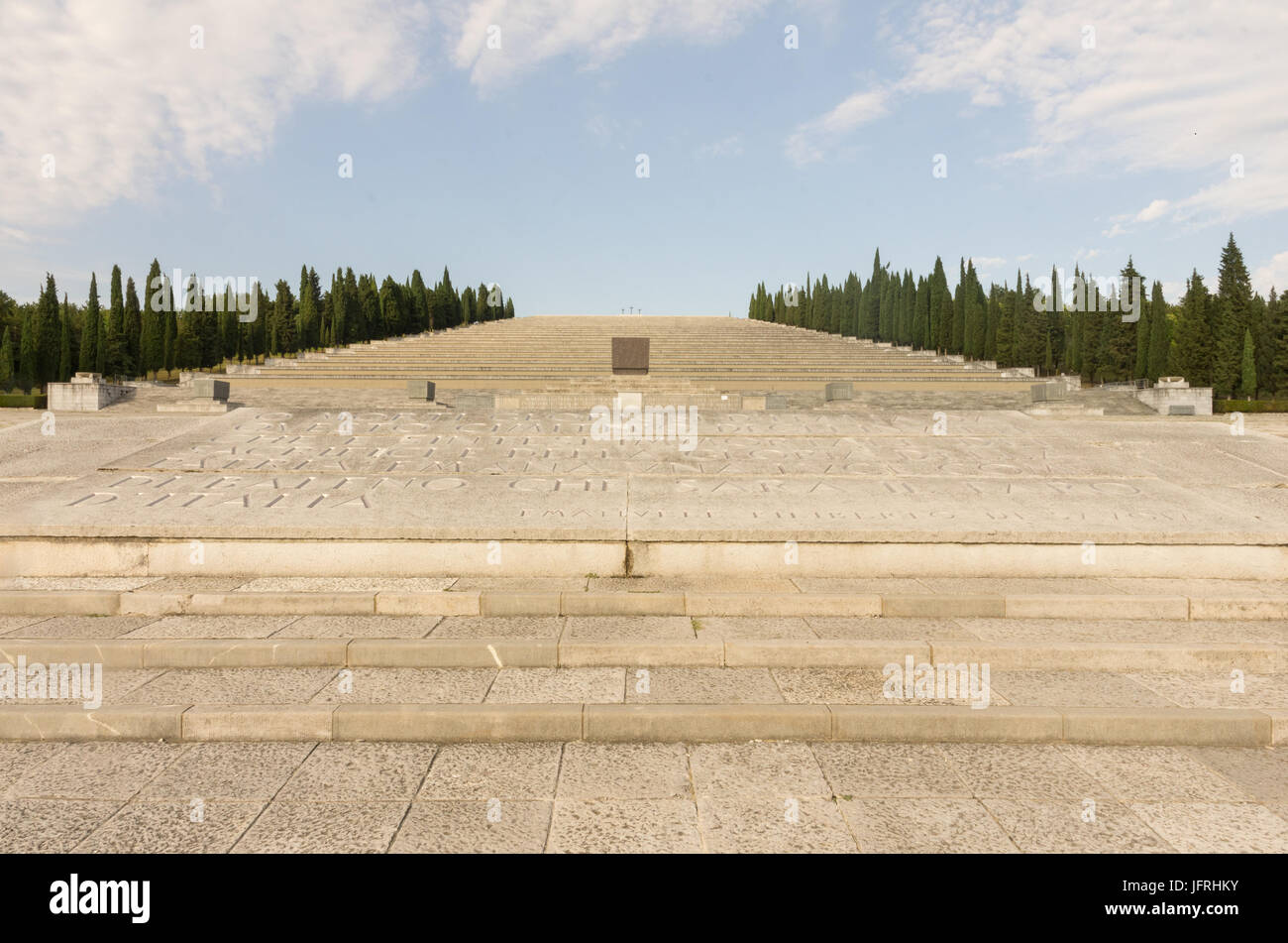 A general view of the Memorial of Redipuglia,Italy's largest memorial ...