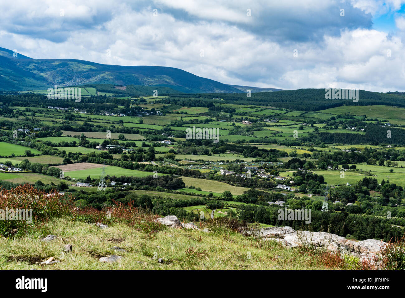 County Wicklow, Ireland view Stock Photo - Alamy