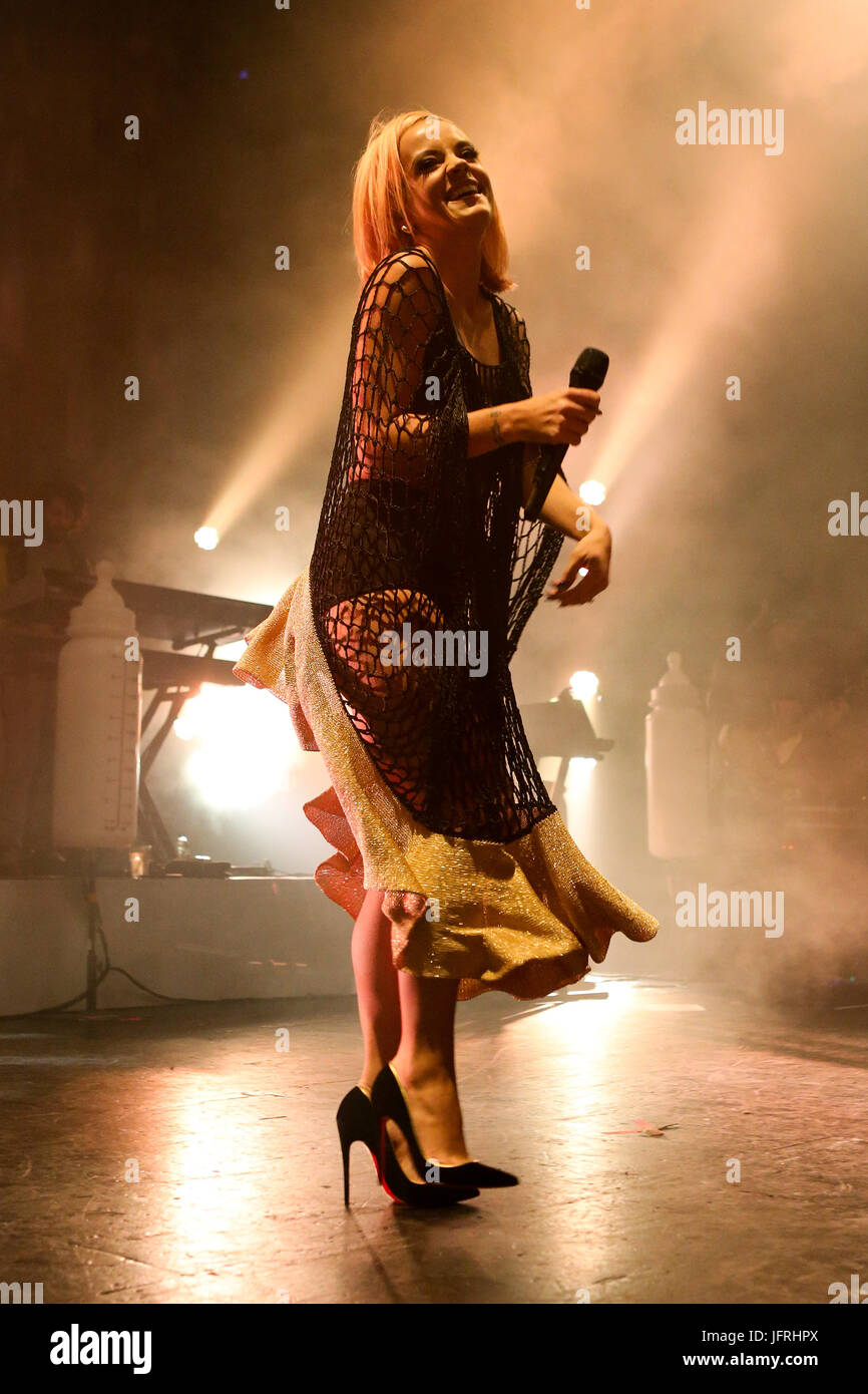 Lilly Allen gig at O2 Apollo Manchester Stock Photo - Alamy