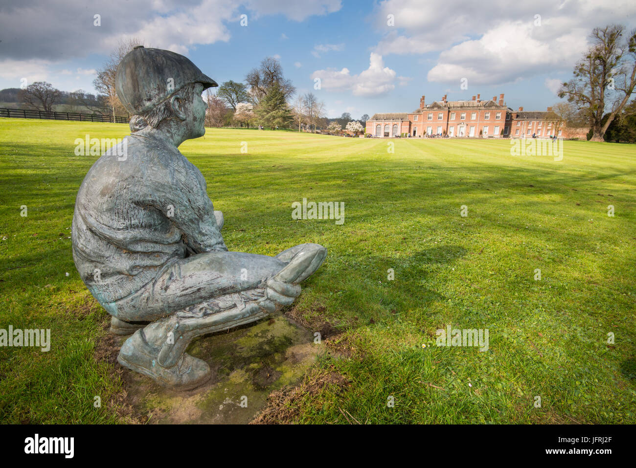 Wicket Keeper statue Stock Photo - Alamy