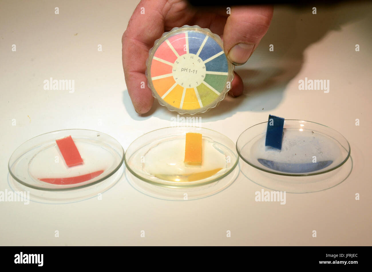 Universal indicator hi-res stock photography and images - Alamy