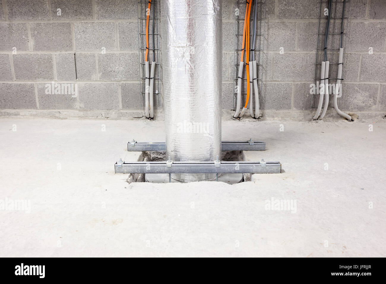 in the technical area, there are boosters for the water pipes of the ...