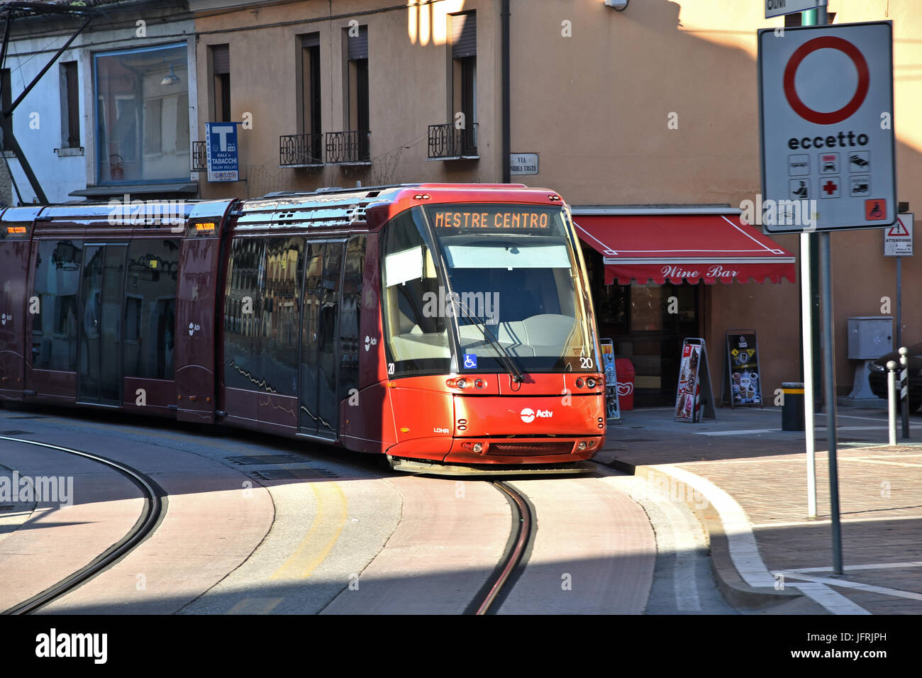 mono rail tram.rome,italy Stock Photo - Alamy