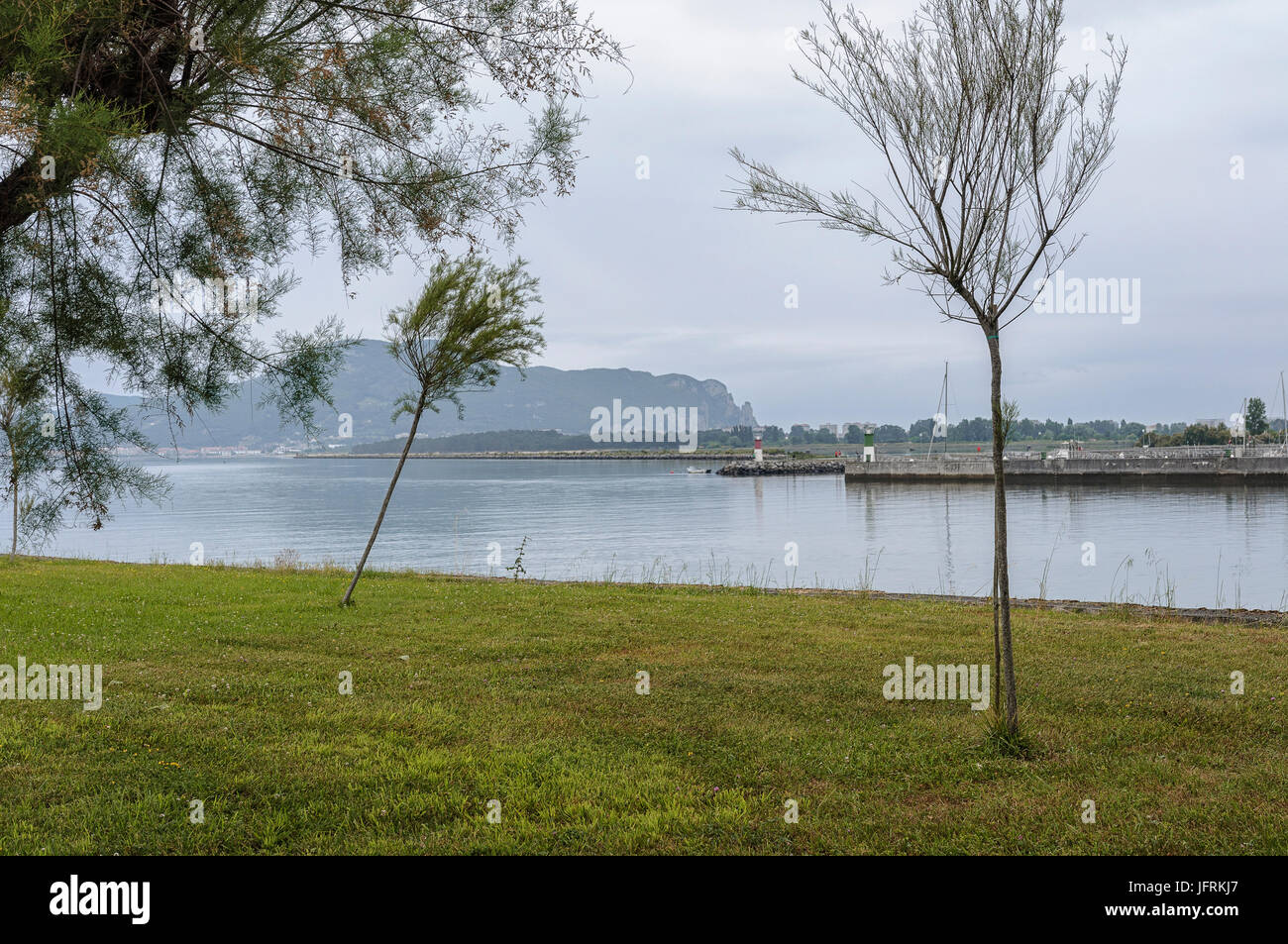Port of Colindres, Cantabria, Spain Stock Photo - Alamy