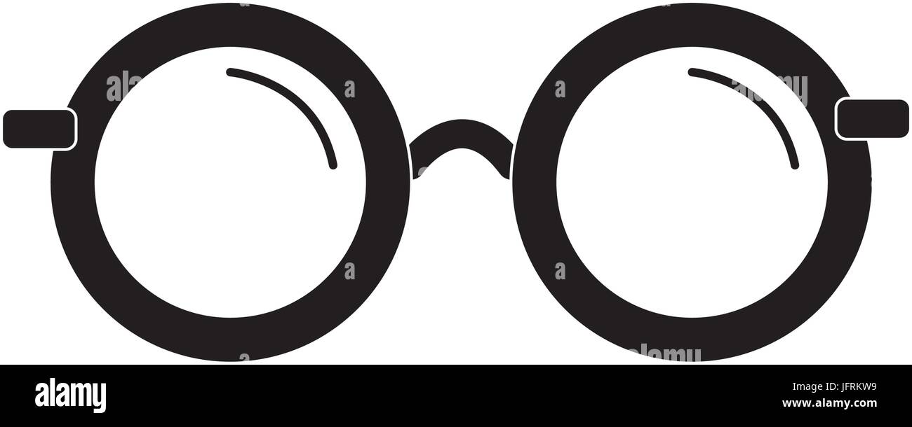 contour glasses with fashion style design Stock Vector Image & Art - Alamy
