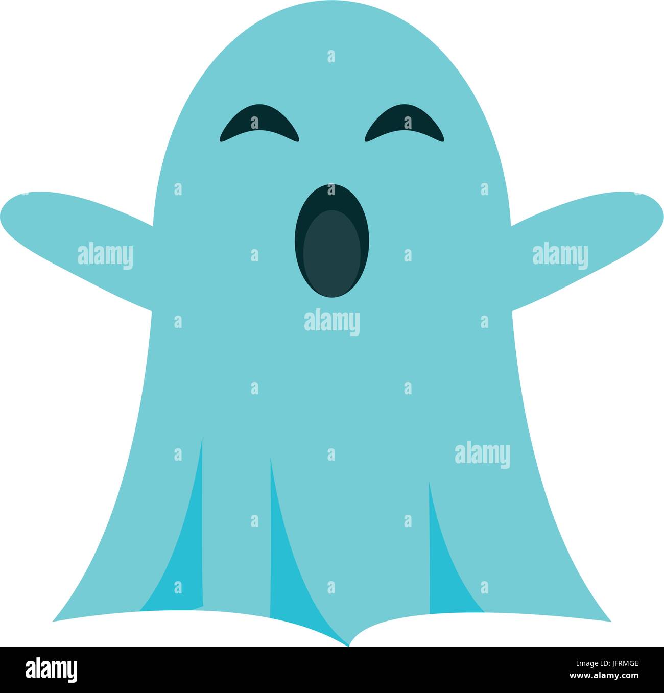 ghost cartoon icon image vector illustration design Stock Vector Image ...
