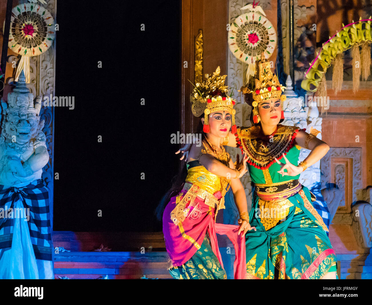 Bali, Indonesia - May 2, 2017: Traditional Bali dancers performing ...