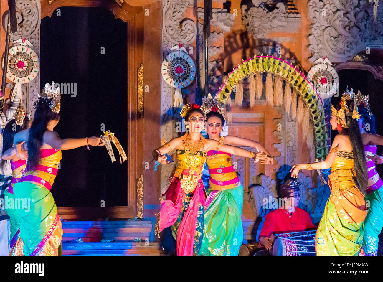 Bali, Indonesia - May 2, 2017: Traditional Bali dancers performing ...