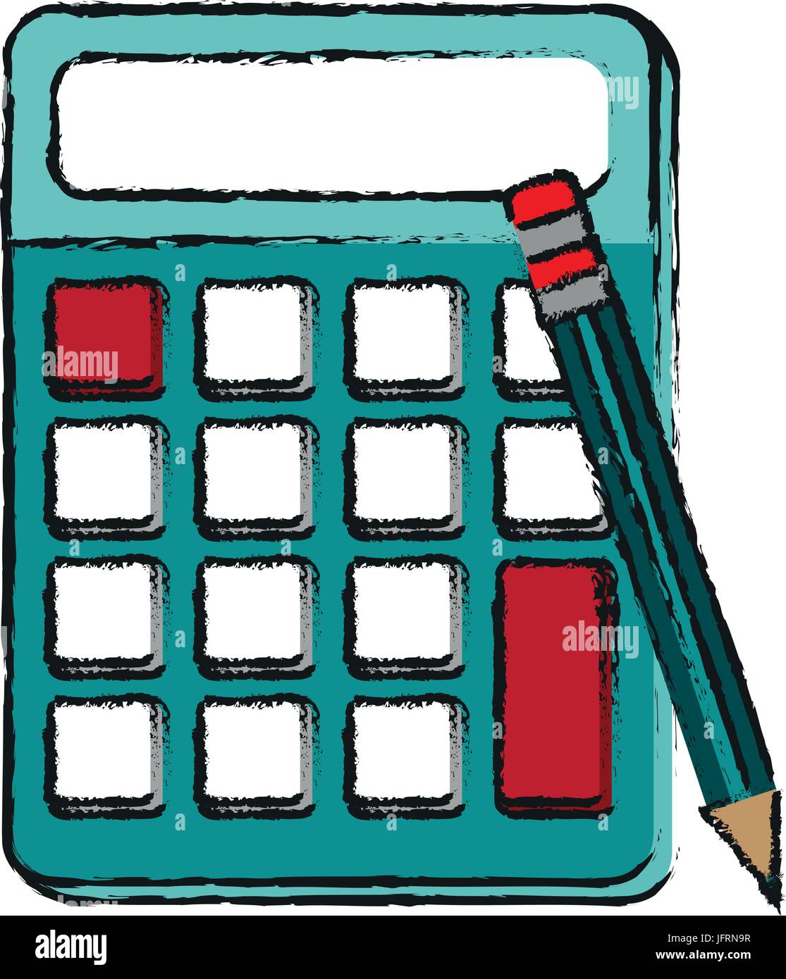 Blank calculator screen Stock Vector Images - Alamy