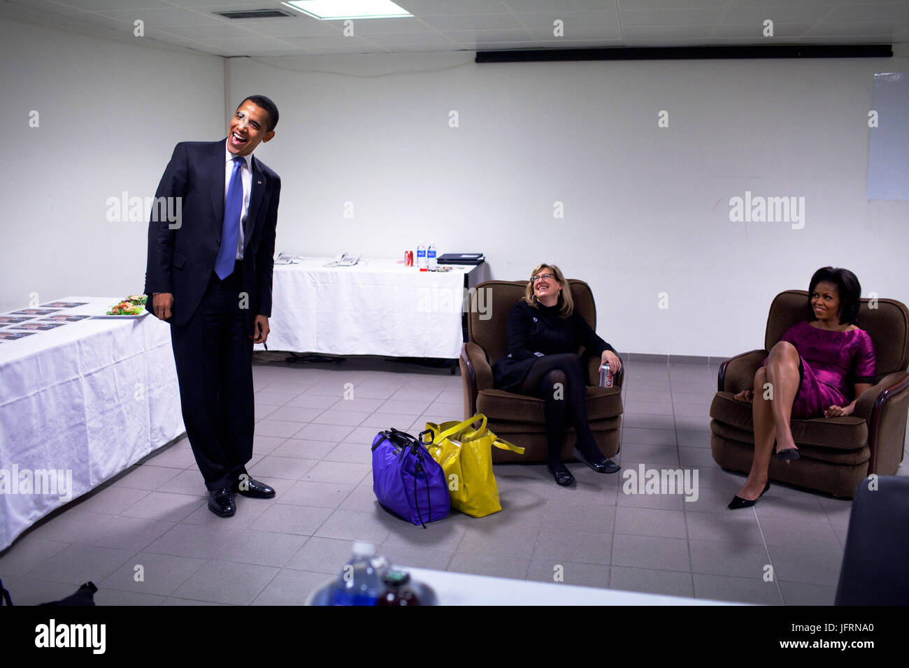 President Barack Obama joins First Lady Michelle Obama and Special ...