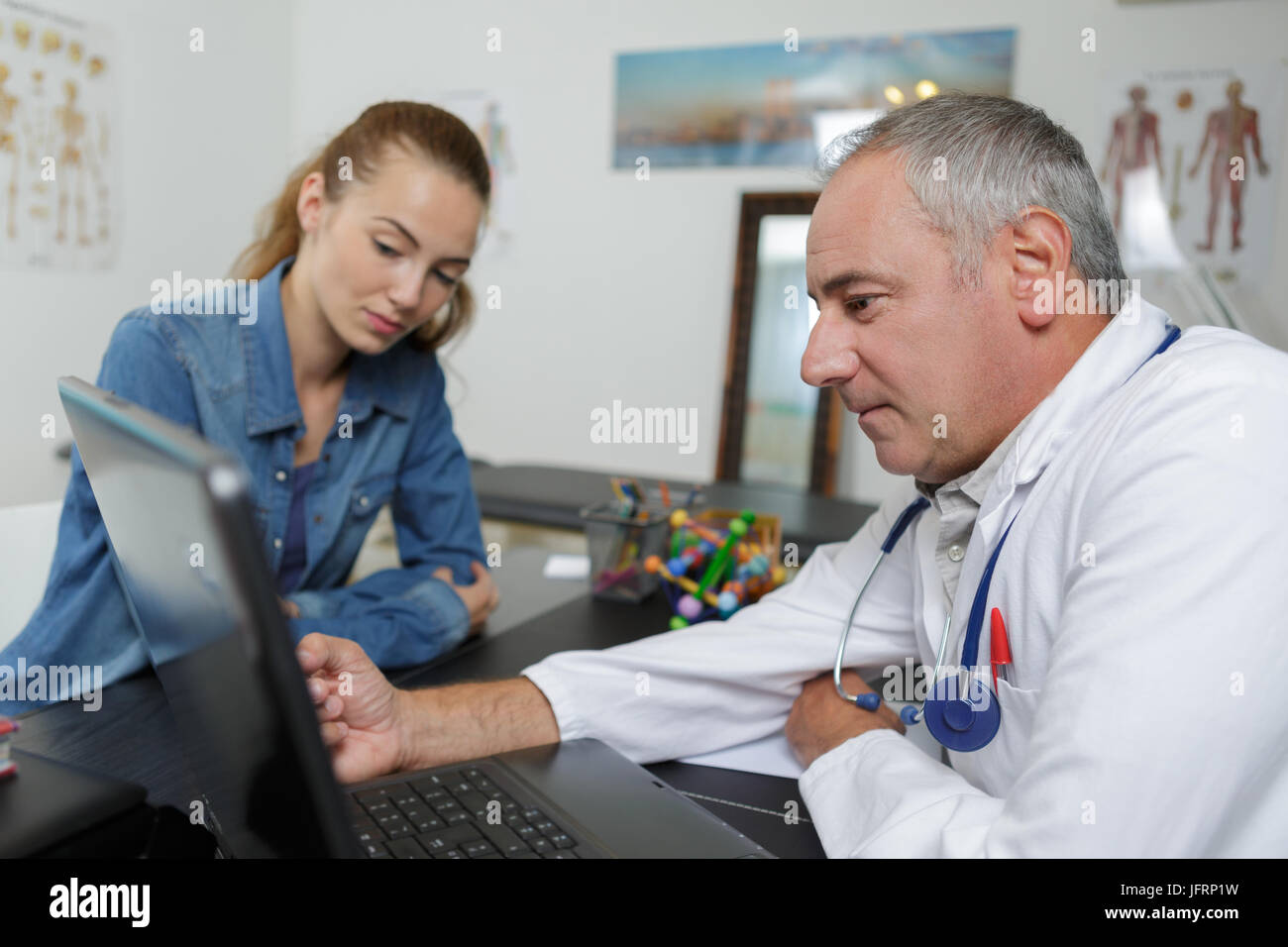 appointment with the doctor Stock Photo - Alamy
