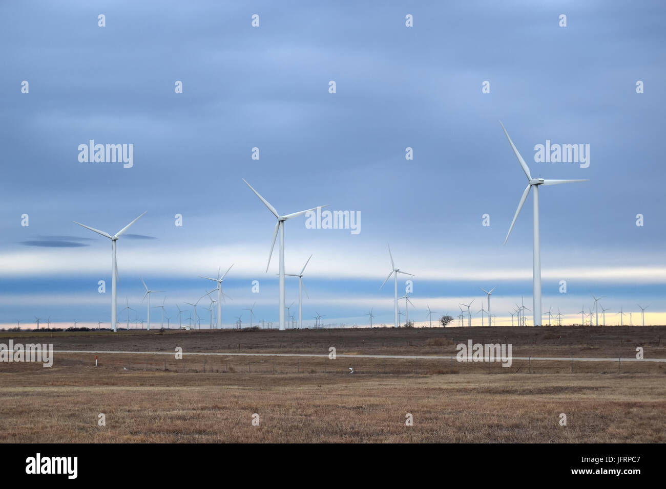 Wind Turbines on the Prairie Stock Photo - Alamy