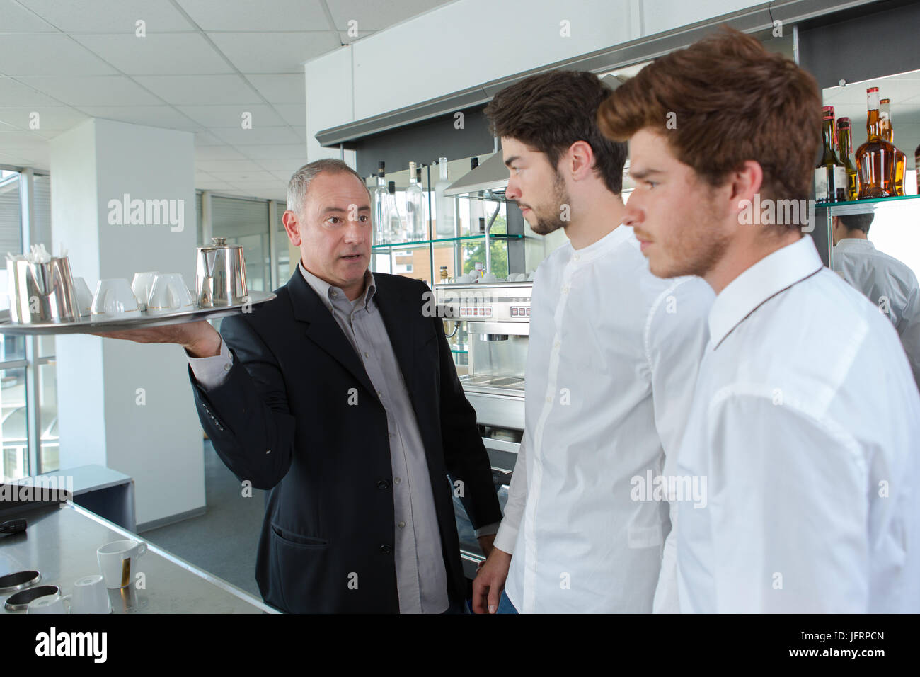 3 waiters hi-res stock photography and images - Alamy