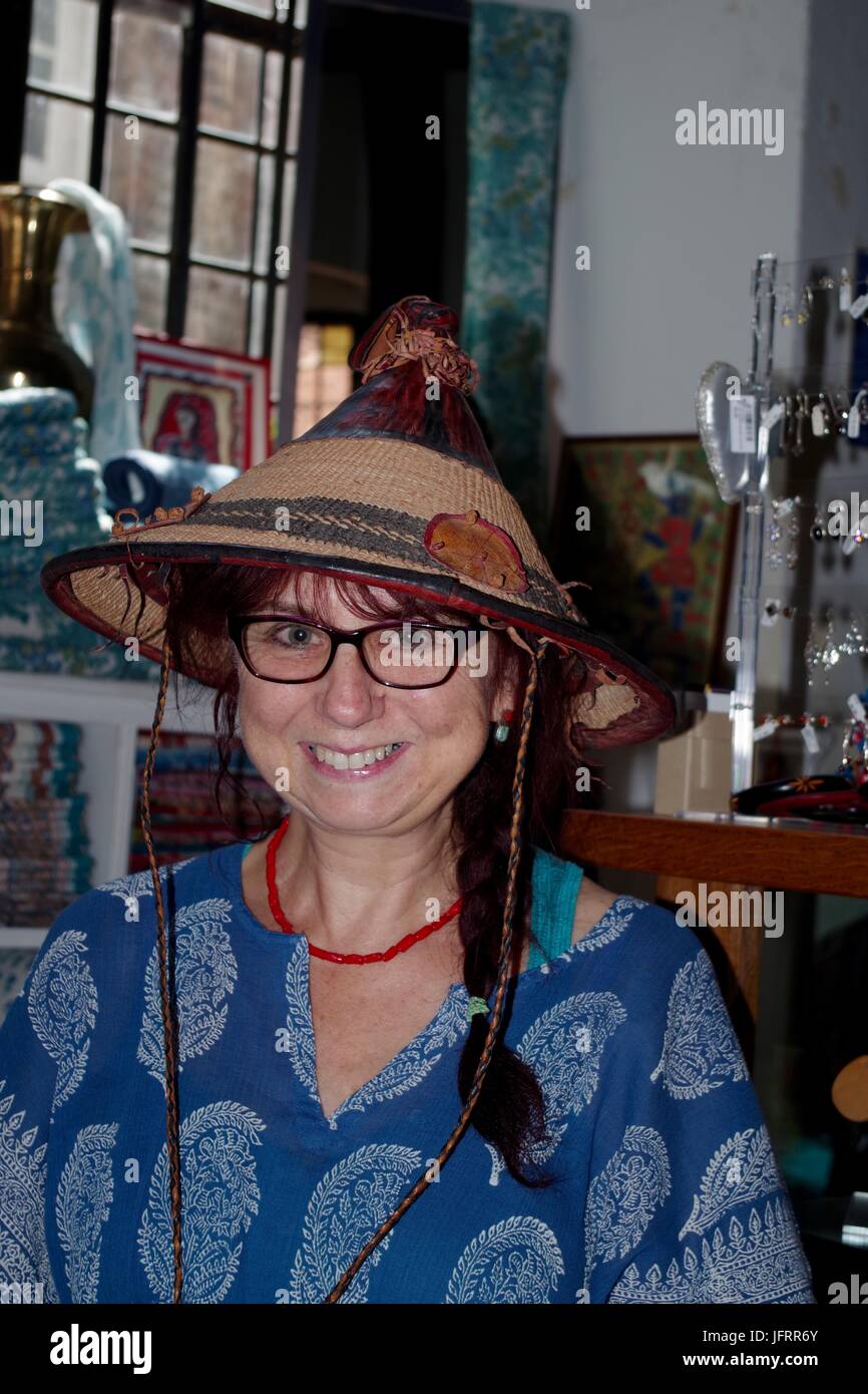 Middle aged british woman posing hi-res stock photography and images ...