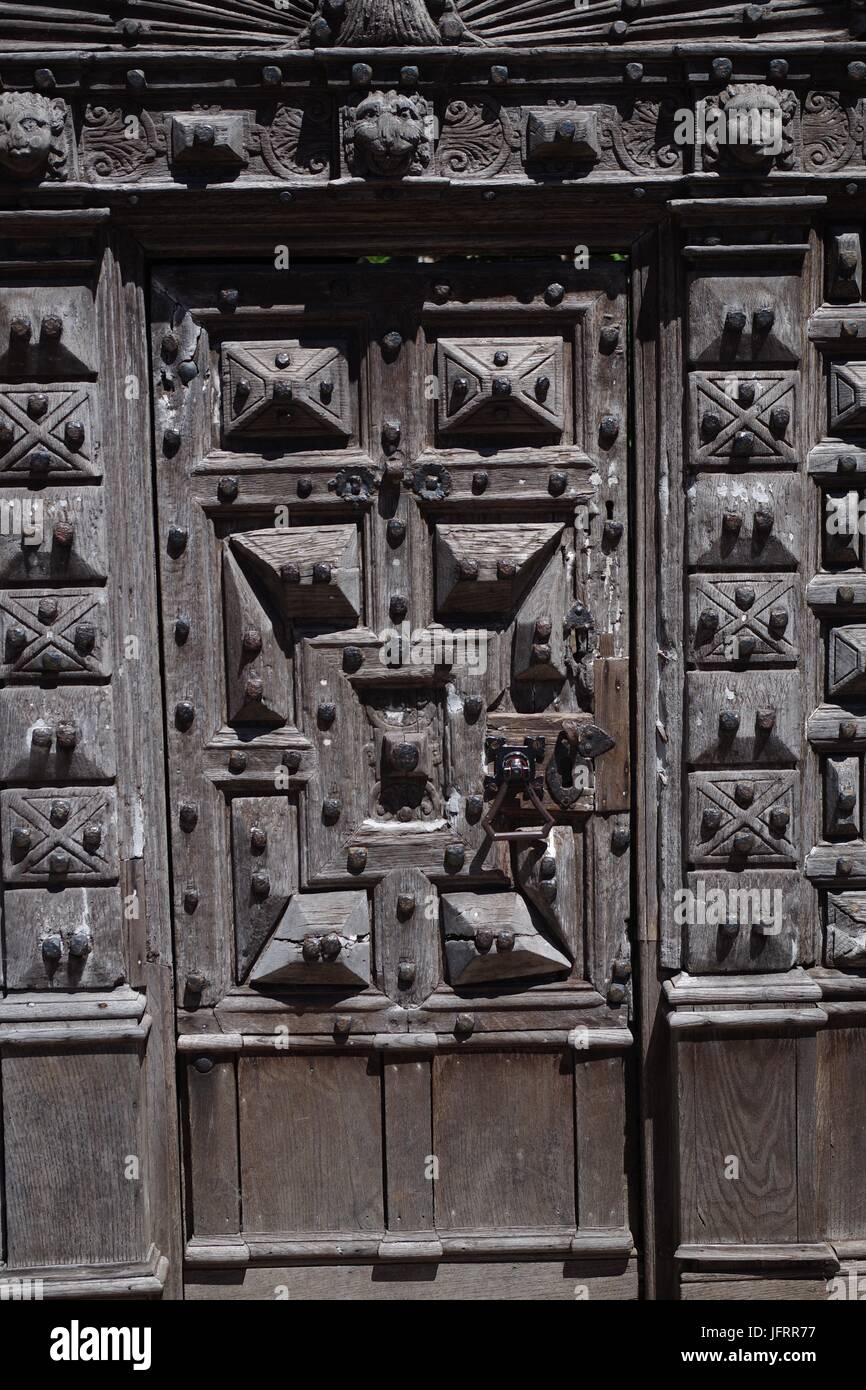 The Deanery, 10 Cathedral Close. Old Medieval Oak Door and Small ...