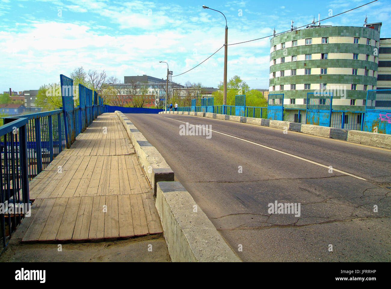 Wooden sidewalk hi-res stock photography and images - Alamy