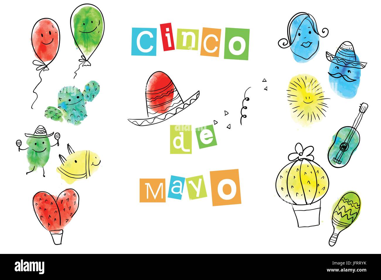 Children fiesta Stock Vector Images - Alamy