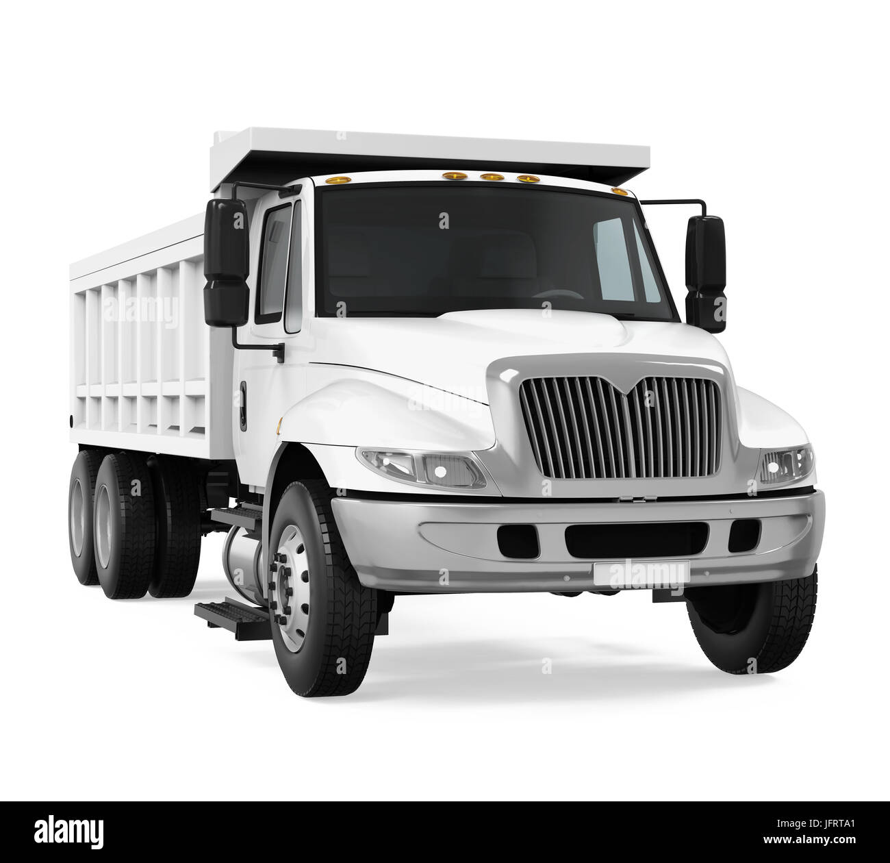 Tipper Dump Truck Isolated Stock Photo - Alamy