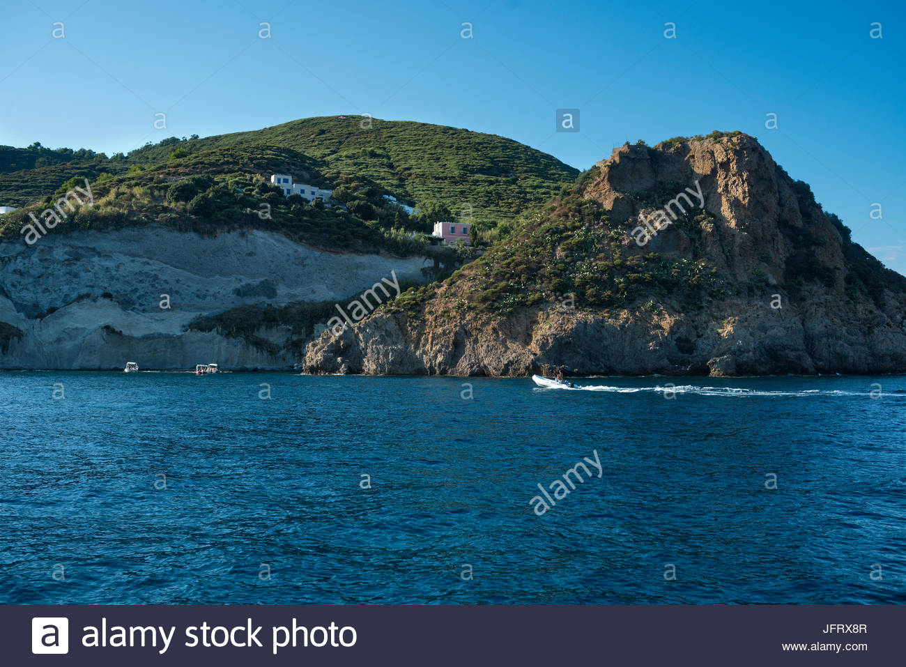 Pontine Islands Tyrrhenian Sea Rock Stock Photos & Pontine Islands ...
