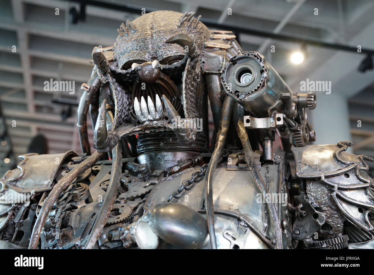 Los Angeles, California, USA - JUNE 25, 2017: Predator puppet in the ...