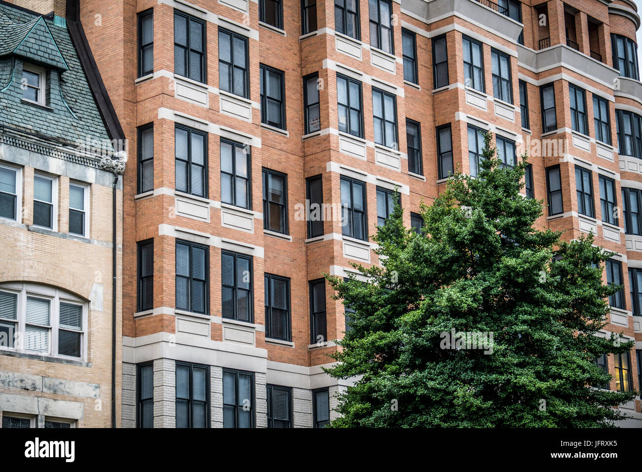 Windows and Architecture of downtown Washington, United States Stock ...