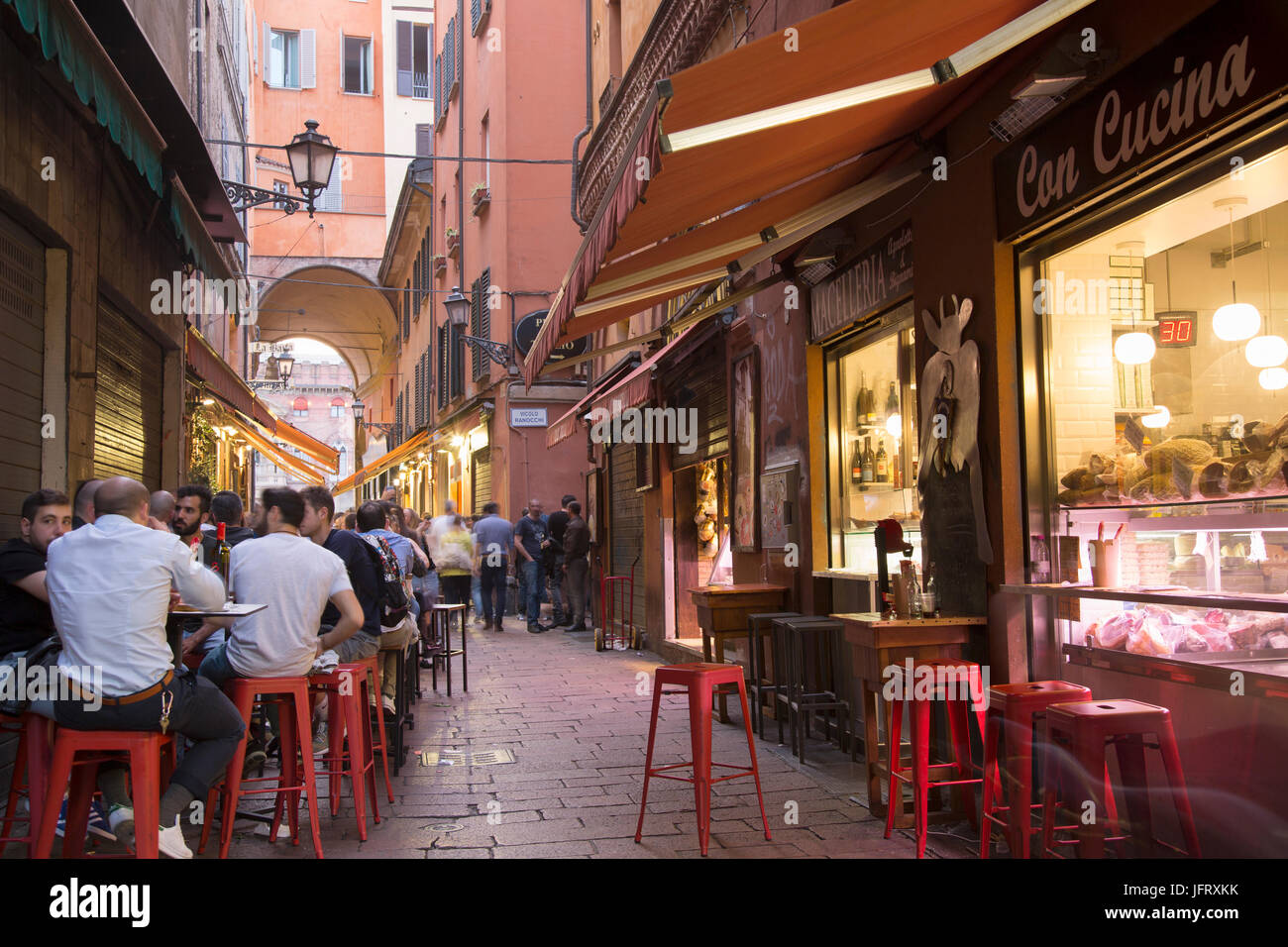 Bologna street bar hi-res stock photography and images - Alamy