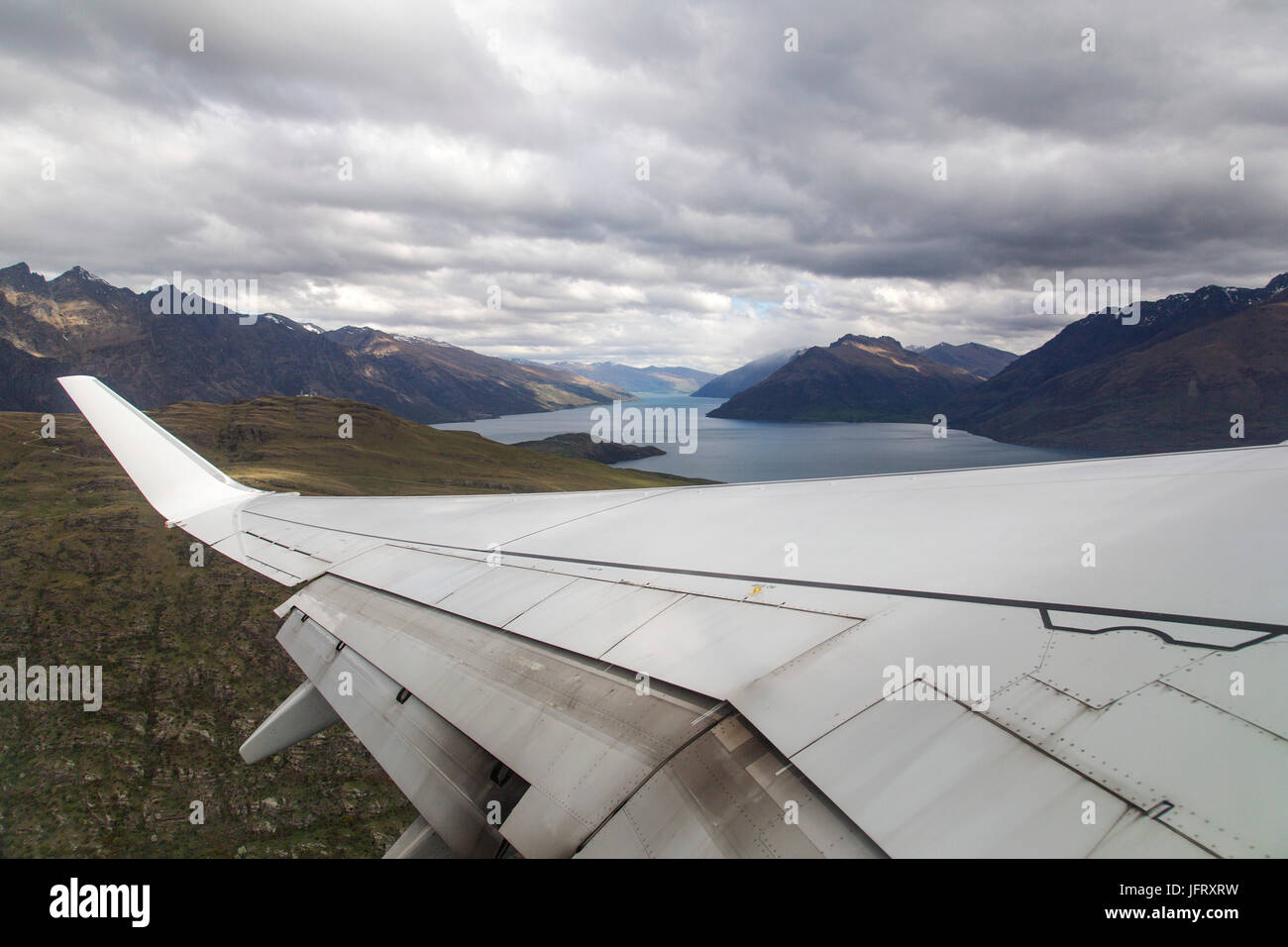 Queenstown new zealand airport aerial hi-res stock photography and ...