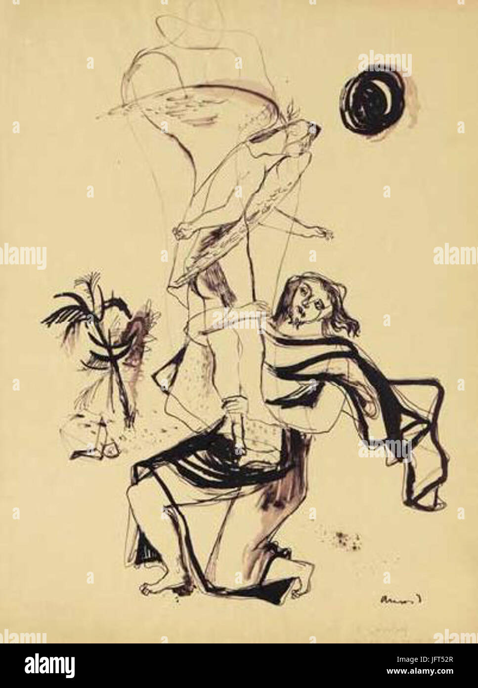 Ámos - Jacob s fight with the angel Stock Photo - Alamy