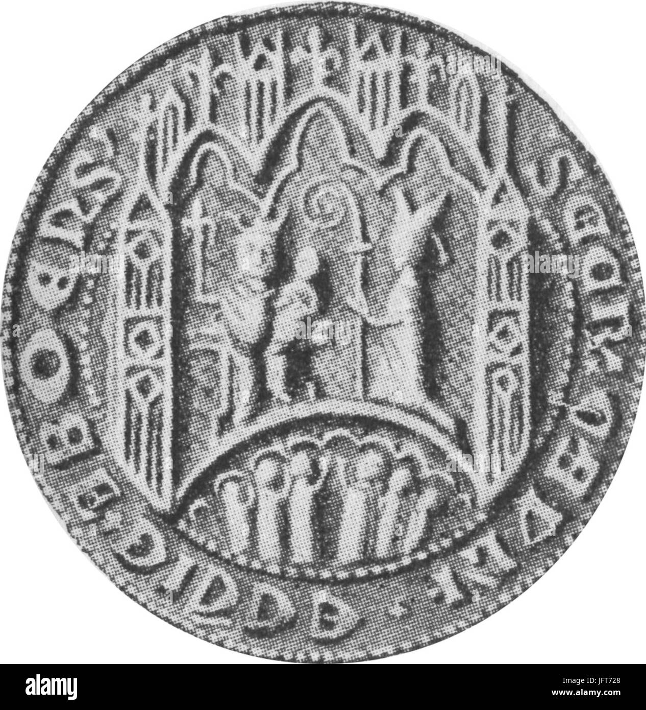 Åbo domkapitels sigill 1442 Stock Photo - Alamy