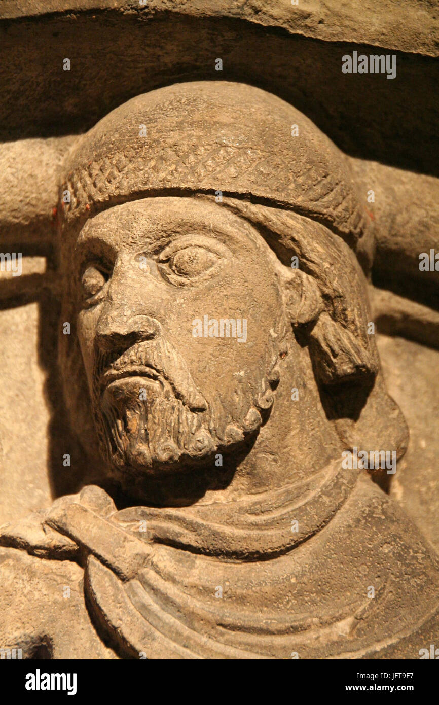 École mosane - Tympan d'Apollon2 Stock Photo - Alamy