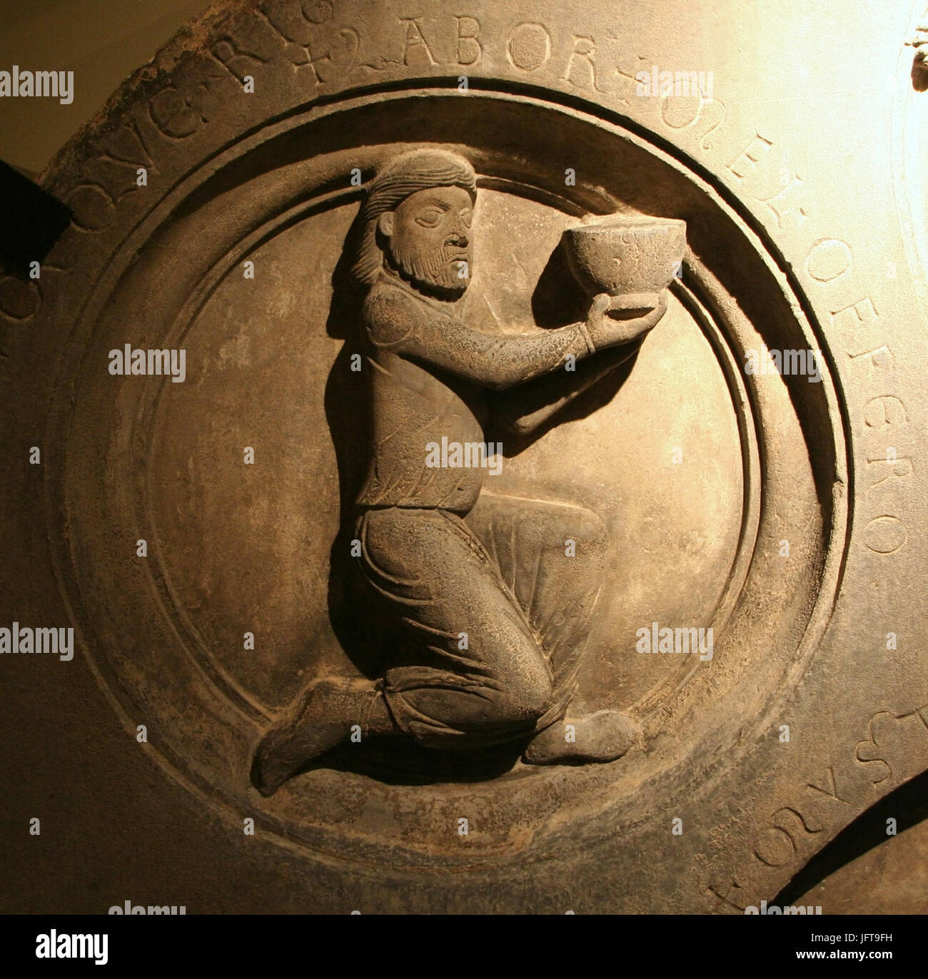 École mosane - Tympan d'Apollon3 Stock Photo - Alamy