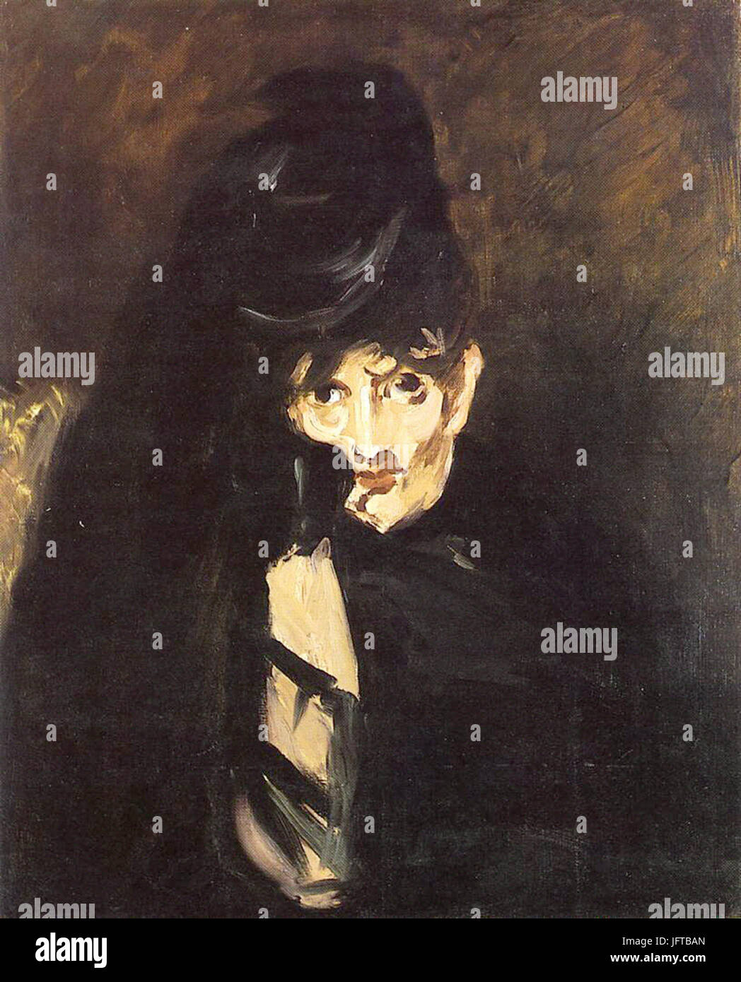 Edouard manet berthe morisot hi-res stock photography and images - Alamy