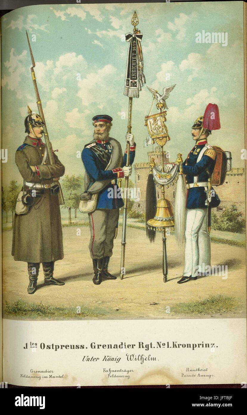1. Ostpreußische Grenadierregiment Nr. 1 Stock Photo - Alamy