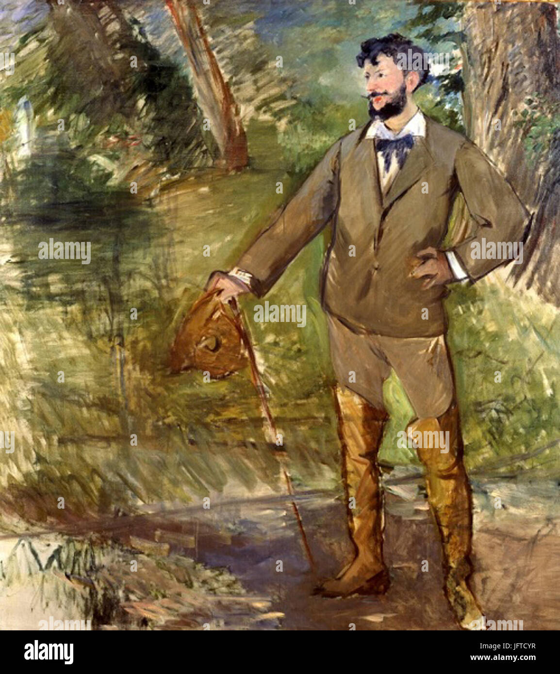 Édouard Manet - Portrait of Carolus-Duran Stock Photo - Alamy