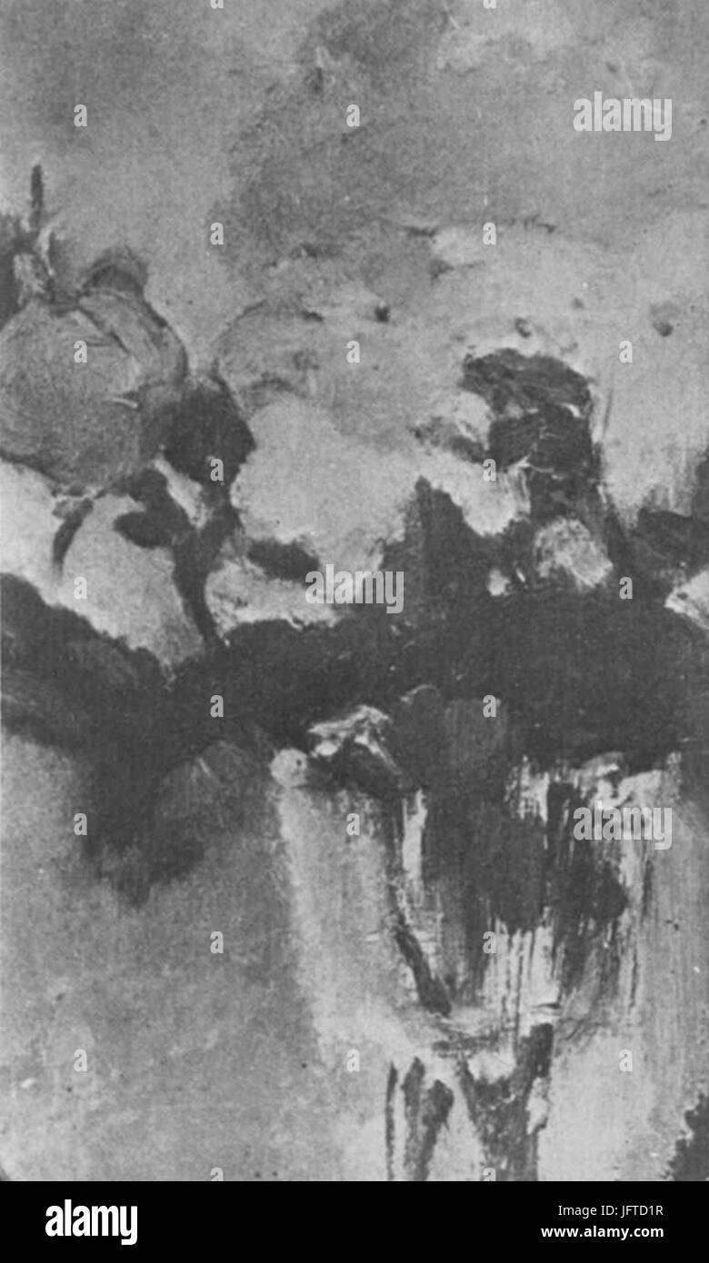 Édouard Manet - Roses dans un verre à pied (RW 430 Stock Photo - Alamy