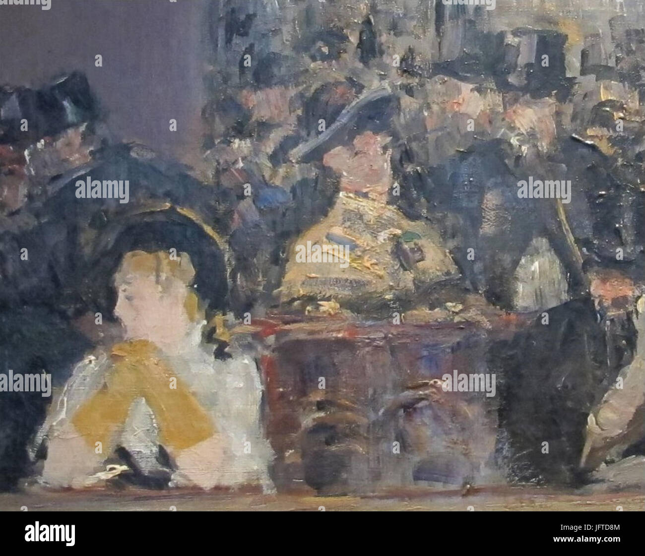 Édouard Manet - Un Bar aux Folies-Bergère (Detail Stock Photo - Alamy