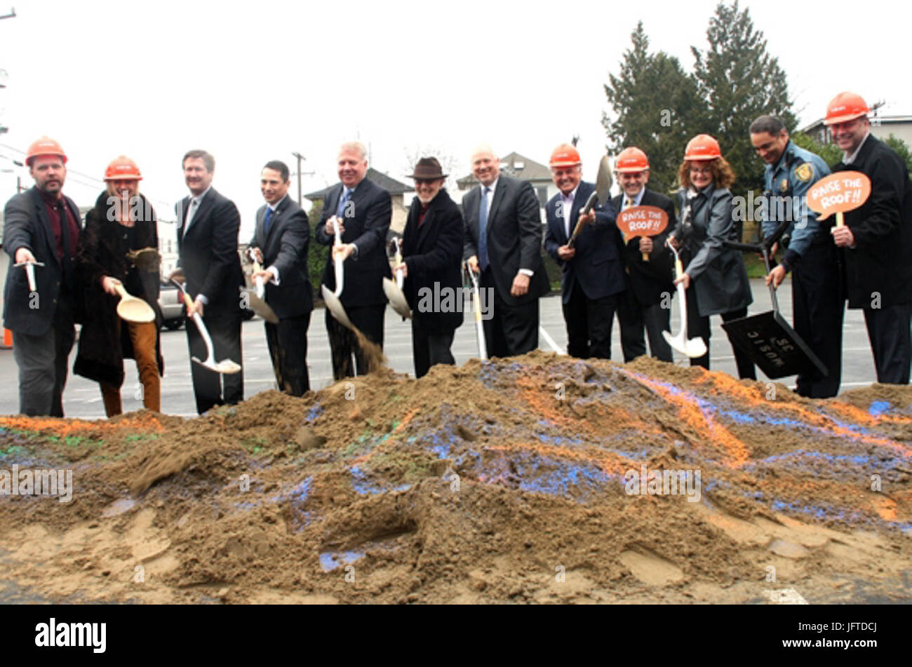 This groundbreaking project hi-res stock photography and images - Alamy