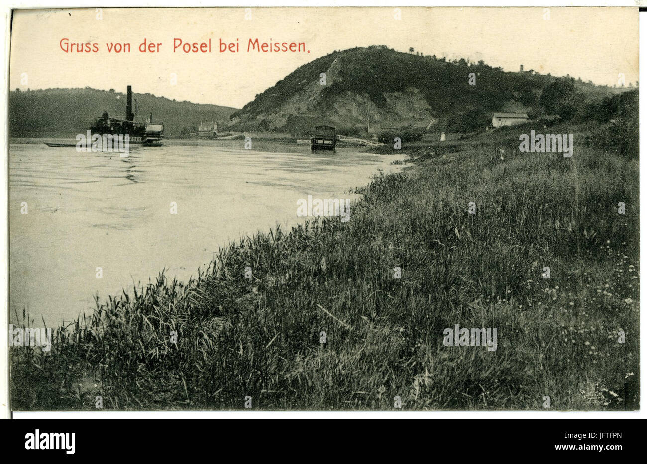 00074-Meißen-1898-Bosel-Brück & Sohn Kunstverlag Stock Photo - Alamy