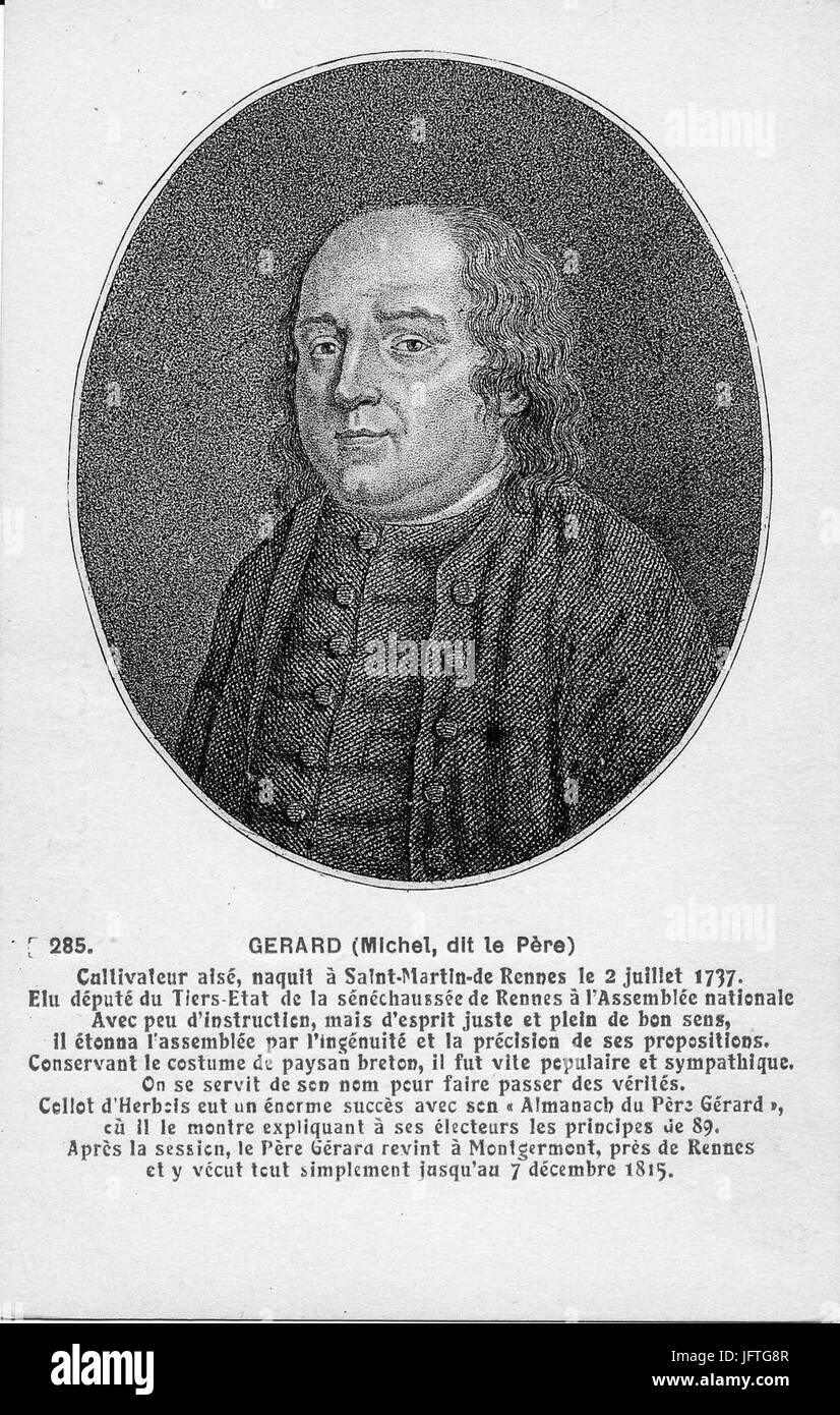 100Fi457 Père Gérard Stock Photo - Alamy