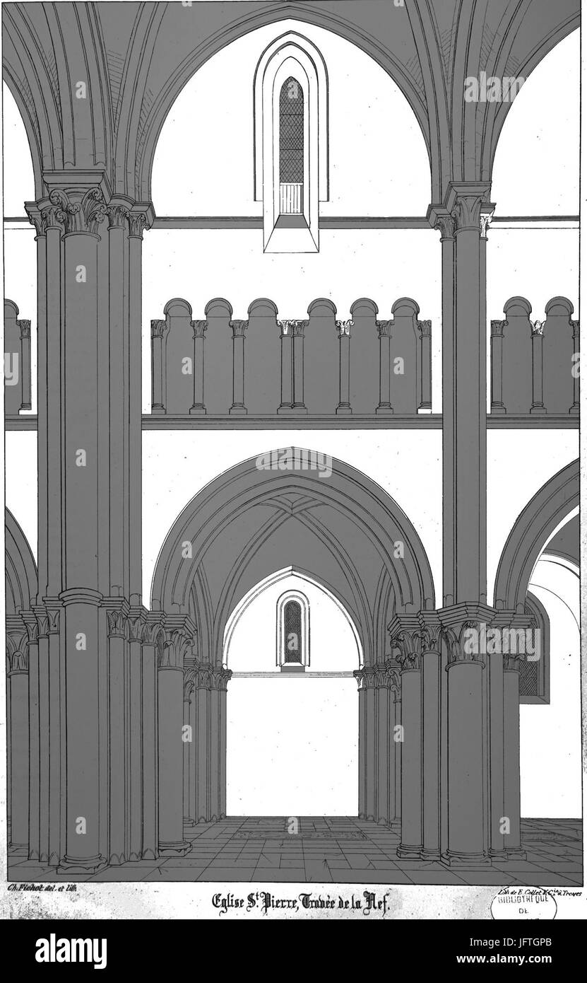 Église st pierre bar sur aube 07445 Stock Photo - Alamy