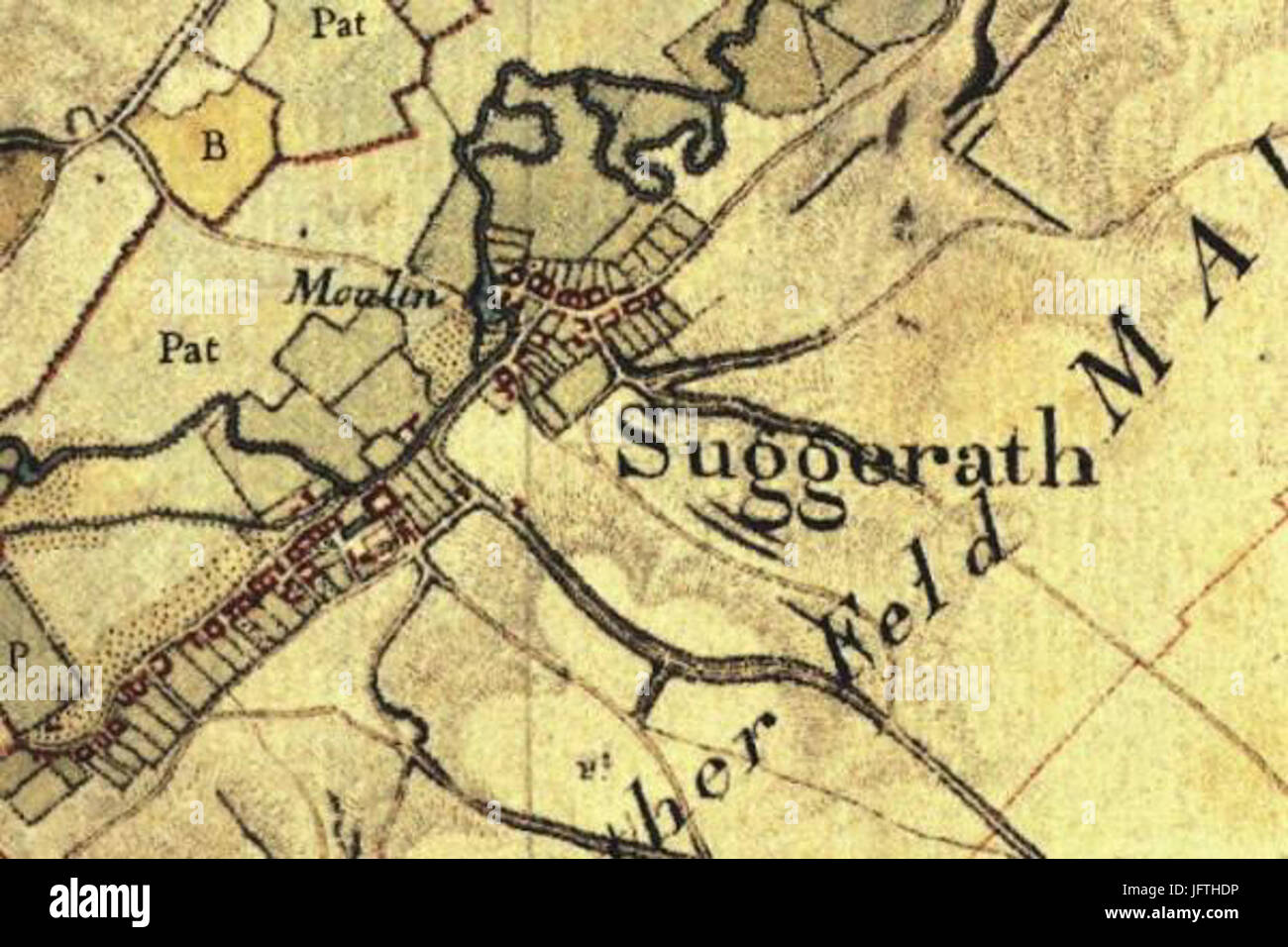 This 19th-century map, *205 Säggerather Mühle Tranchot*, offers ...
