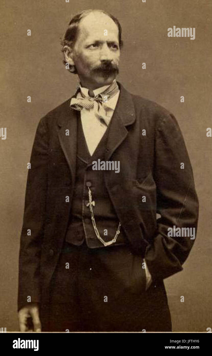 Étienne Carjat - Dimitrie Bolintineanu cropped Stock Photo - Alamy