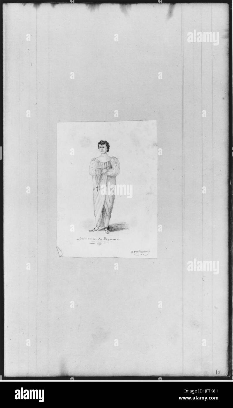 Mr. E. Forest as Daymen (from Sketchbook) MET 263693 Stock Photo - Alamy