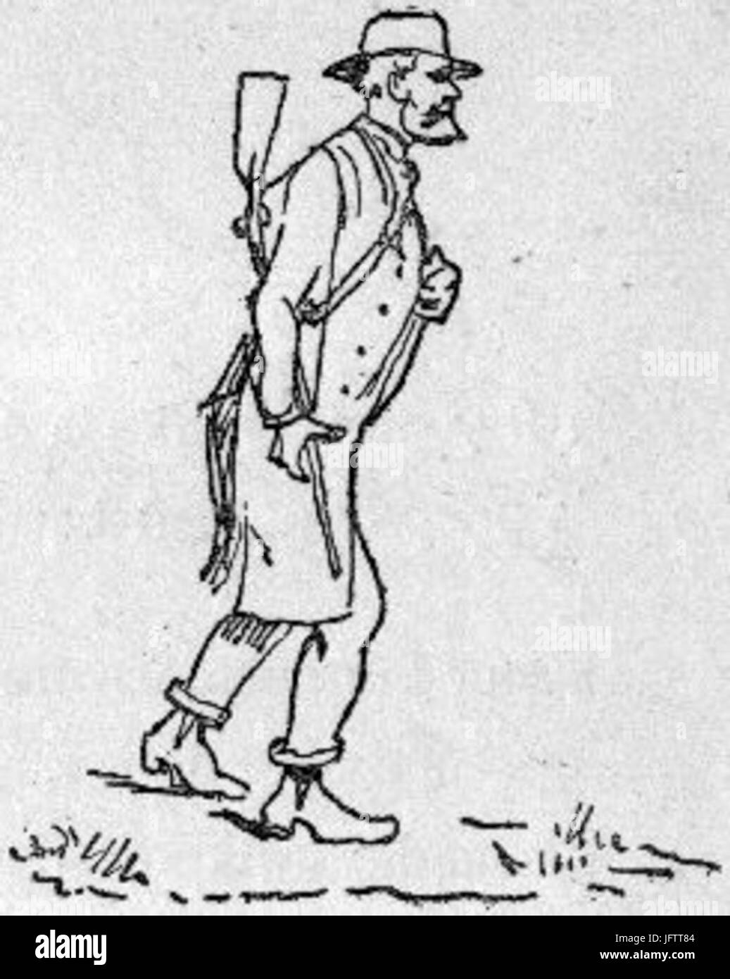 Dix heures en chasse by Gédéon Baril 38 Stock Photo - Alamy